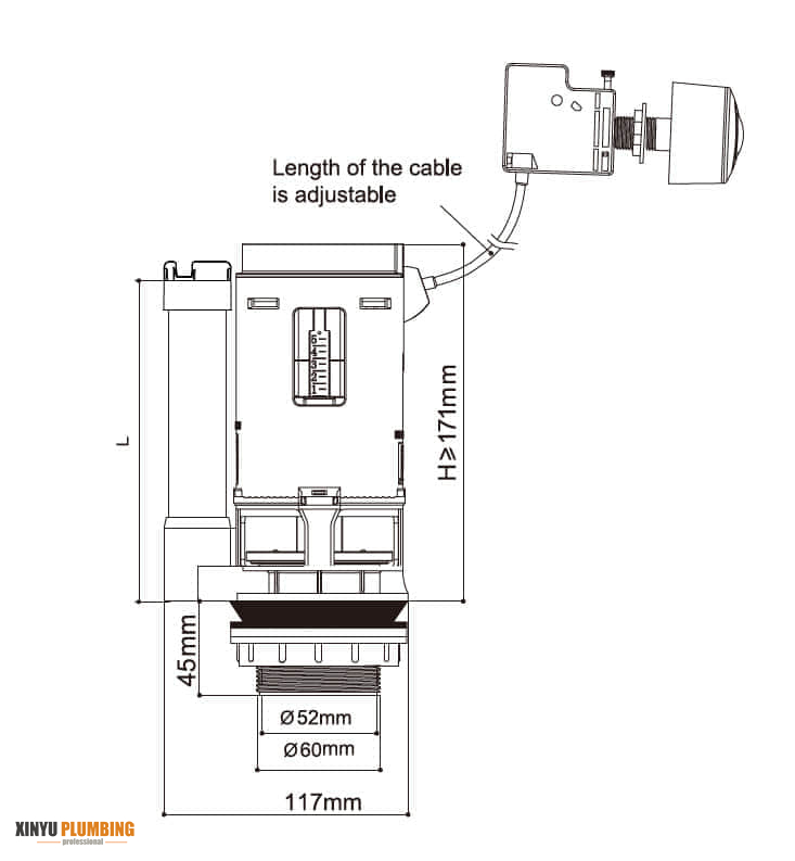 A2432 2" Dual Flush Valve - Buy Dual Flush, 2 inch flush valve, 2 inch ...