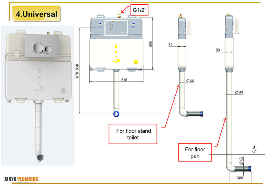 Slim Concealed Cistern - Buy slimline cistern, best concealed cistern ...